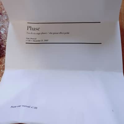 Diamond phaser PHS-1 big box mint | Reverb