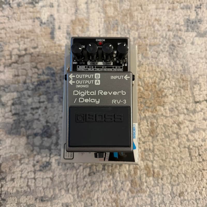 Boss RV-3 Digital Reverb Delay - Pink Label - 1996 MIT | Reverb
