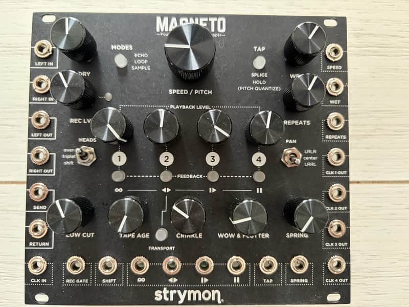 Strymon Magneto Four Head dTape Echo and Looper Eurorack Unit | Reverb