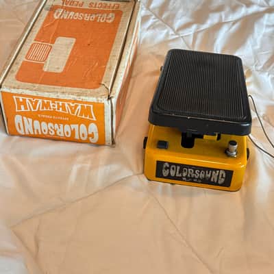 Colorsound Wah Wah 90s - yellow | Reverb