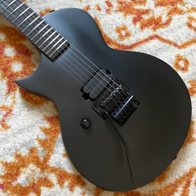Mint ESP/LTD Left Handed EC-FR Black Metal Electric Guitar- | Reverb