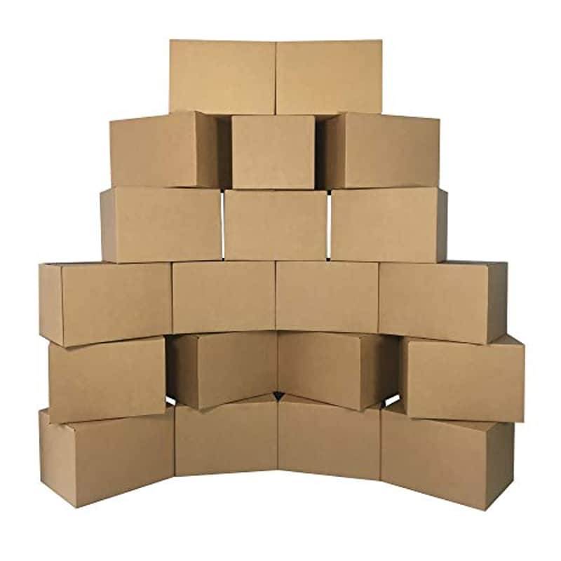 BM Paper Medium Moving Boxes 18 x14 x 12 Inches Bundle of 20 | Reverb