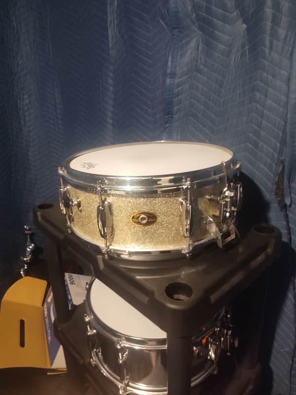 Slingerland Radio king Early 1950's - Silver sparkle | Reverb