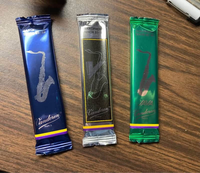 3 pack New Old Stock VANDOREN Tenor Saxophone 3.5 strength | Reverb
