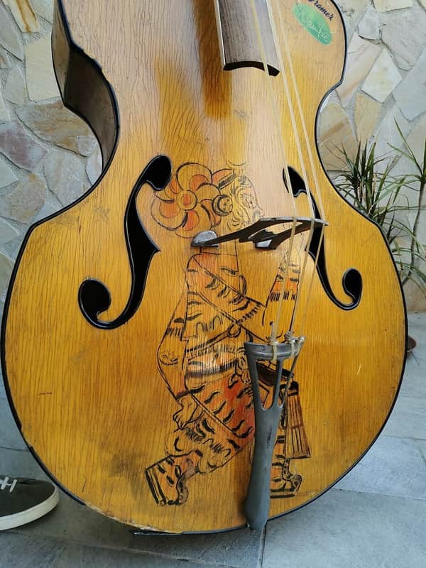 Wandrè Naika Classich Bridge Bass Alluminium Upright Bass | Reverb