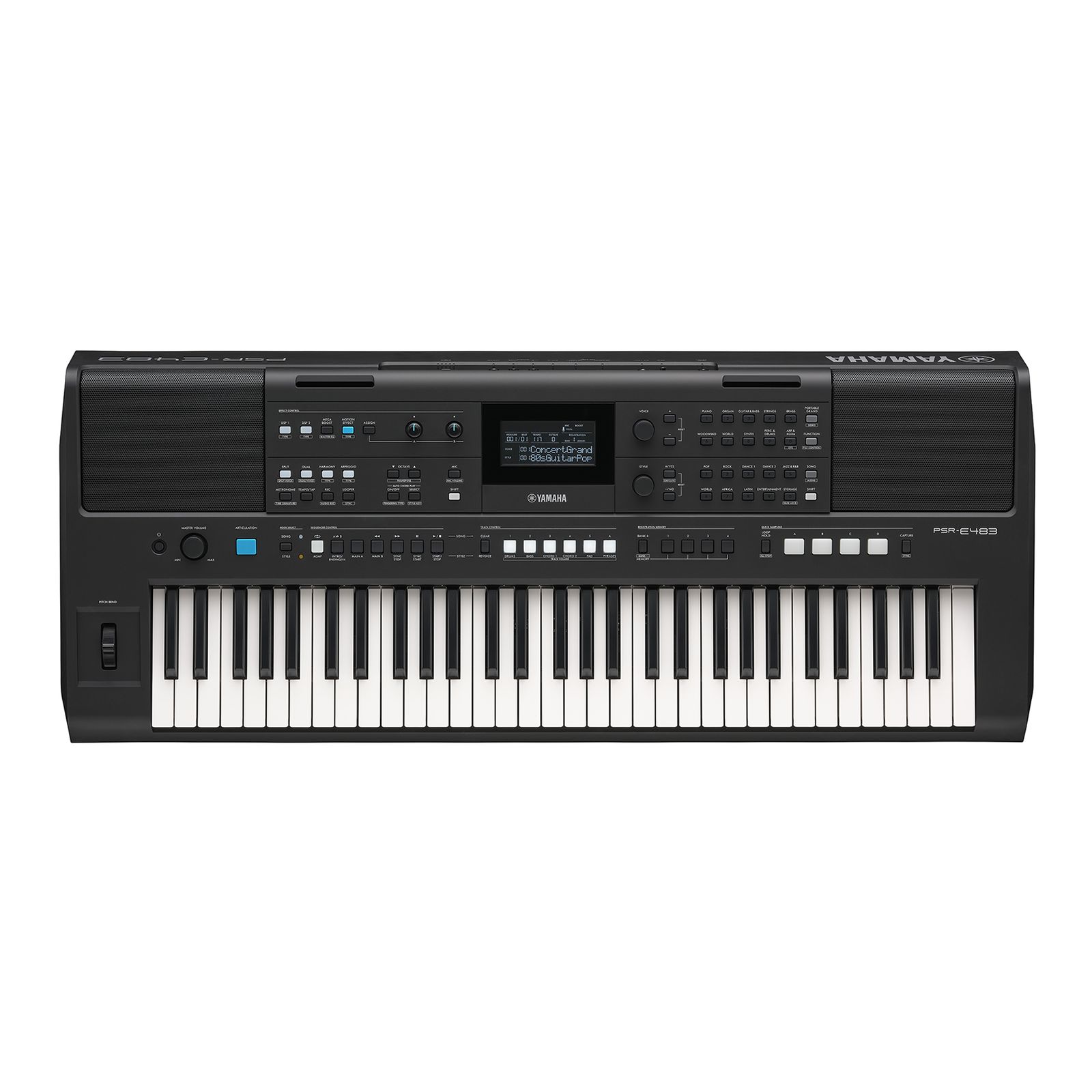 Yamaha PSRE483 61-Key Portable Keyboard | Reverb