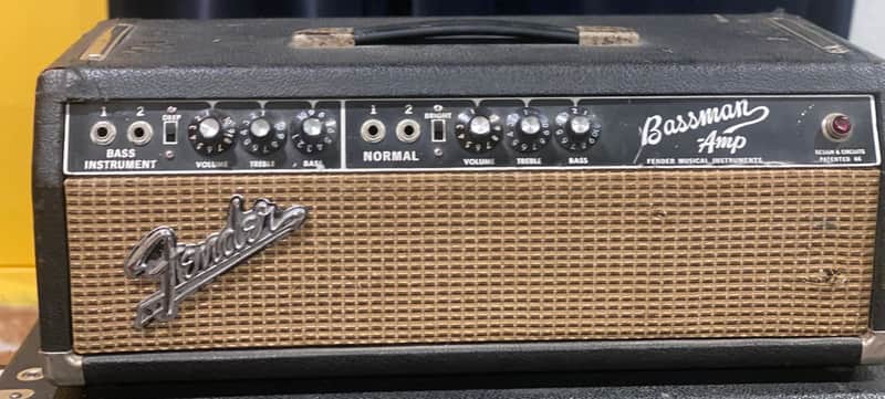 Cesar Diaz Modified Fender Bassman Head 1967 - Black | Reverb