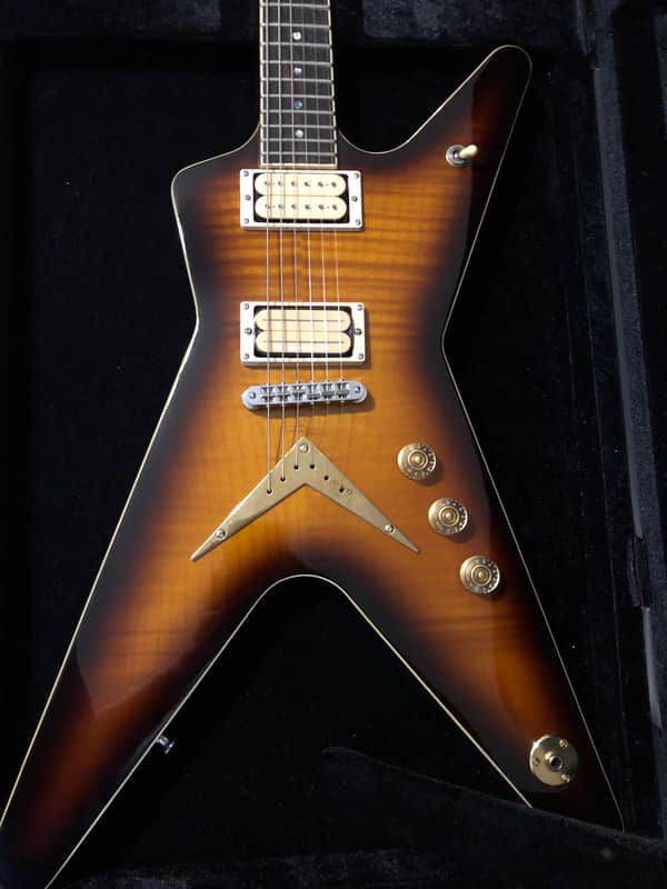 Dean ML chicago flame series 2017 Tobacco sunburst flame | Reverb