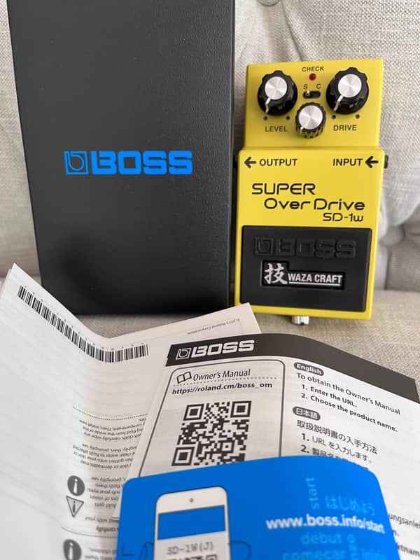 Boss SD-1W Super Overdrive Waza - Like New w/ Box | Reverb
