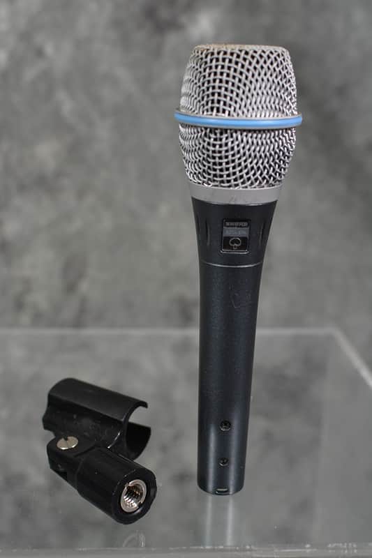 Shure Beta 87a Handheld Cardioid Condenser Microphone w clip | Reverb