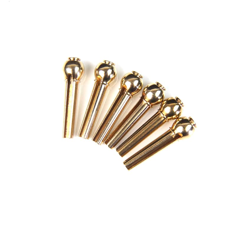 Quality Slotted Metal Acoustic Guitar Bridge Pins, Style-2, | Reverb