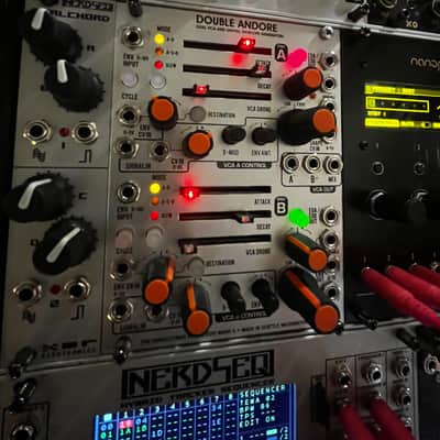 Industrial Music Electronics Double Andore mkII - SILVER | Reverb