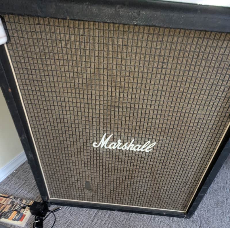 Early 70's Marshall 4x12 Straight Cabinet – Original | Reverb