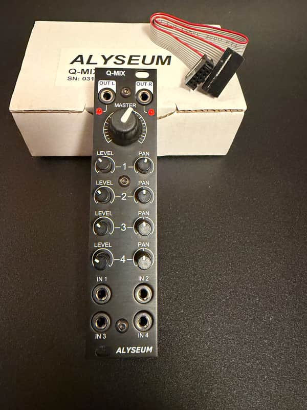 Alyseum Q-Mix 4 channel Stereo Mixer | Reverb