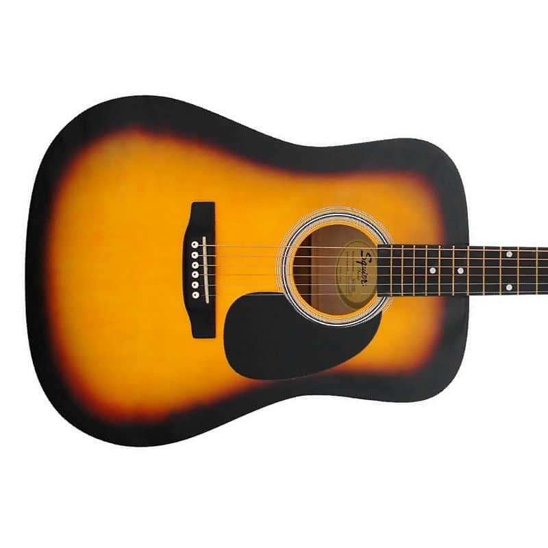 Fender Squier SA-105 Guitar Acoustic Pack - Sunburst | Reverb UK