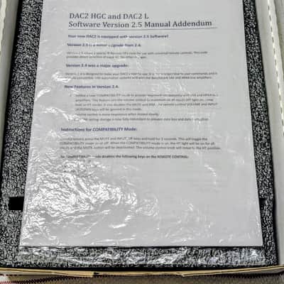 Benchmark DAC2 HGC USB D/A Audio Converter with Software | Reverb