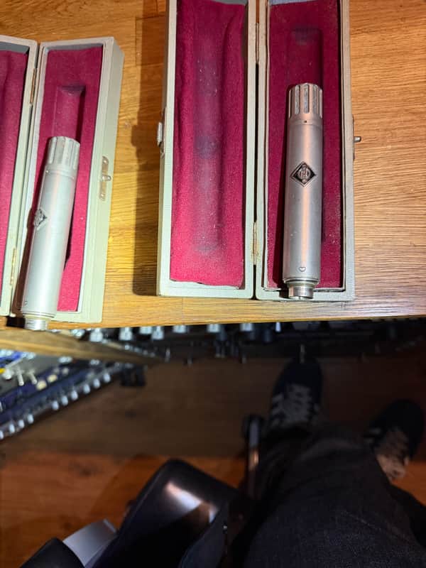 Pair of Neumann KM54a Small Diaphragm Cardioid Valve | Reverb