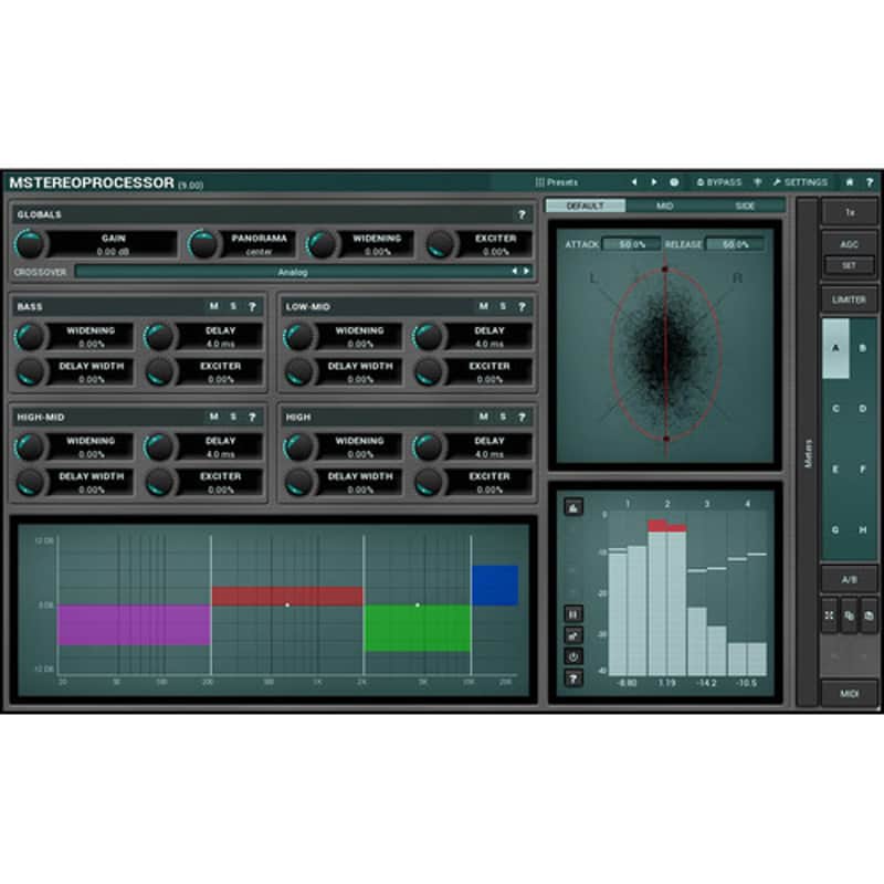 MeldaProduction Melda MStereoProcessor An advanced stereo | Reverb