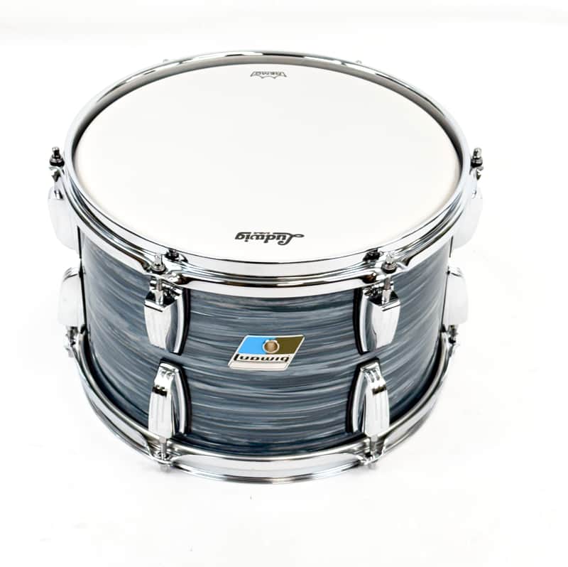 Ludwig Legacy Maple 8x12 12" Rack Tom 2Q Vintage Blue Oyster | Reverb