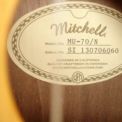 Mitchell MU70 Concert Ukulele, Natural | Reverb