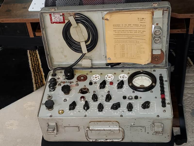 TV-7 A/U Military Tube Tester refurbished/calibrated Feb 2026 | Reverb