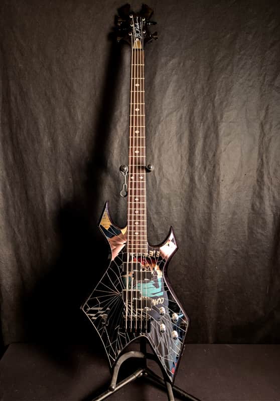 B.C. Rich NJ Warlock 5 String Bass with custom mirror | Reverb Canada