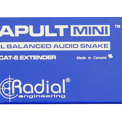 Radial Catapult Mini RX Cat 5/6 Audio Snake Module with Male | Reverb
