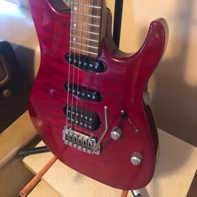 Washburn USA Custom MG-120 1995 Trans Red | Reverb