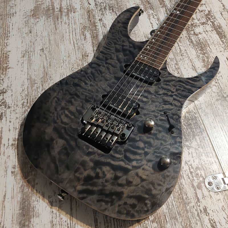 Ibanez RG950QM Premium Black Ice Wizard Neck Edge Zero II | Reverb