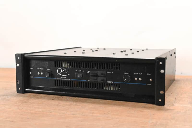 QSC MX 2000 2-Channel Power Amplifier CG01VS9 | Reverb