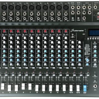 StudioMaster Club-XS16+ 16-Channel Analog Mixer with DSP, | Reverb