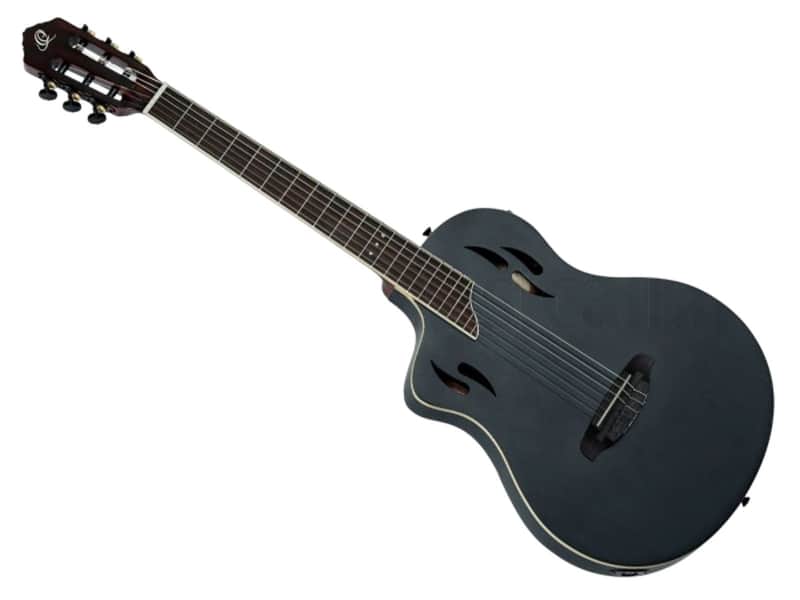 Ortega RTPSTD-SBK-L Solid Okoume Body Slim Neck Nylon | Reverb