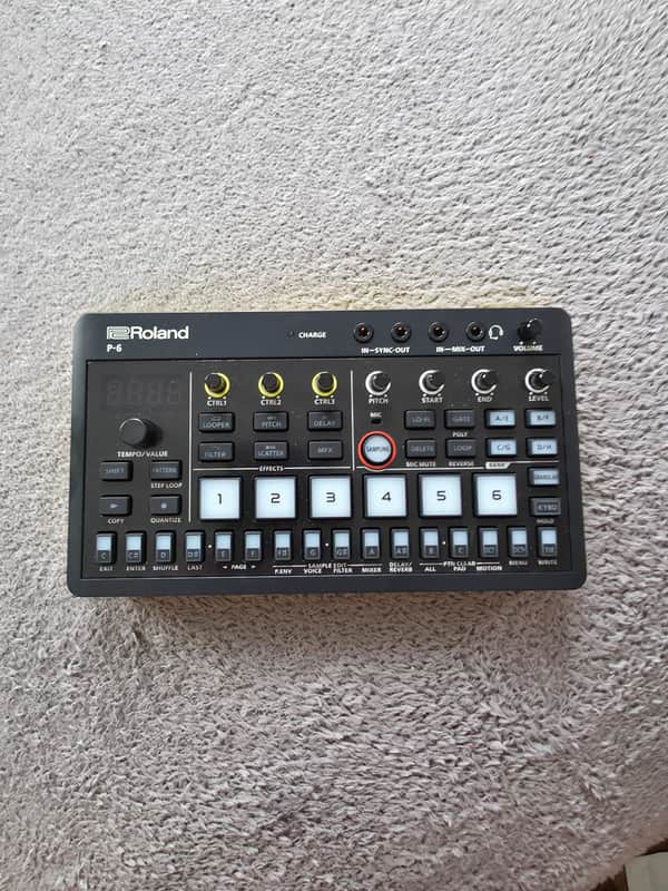 Roland P-6 AIRA Creative Sampler 2024 - Present - Black | Reverb UK