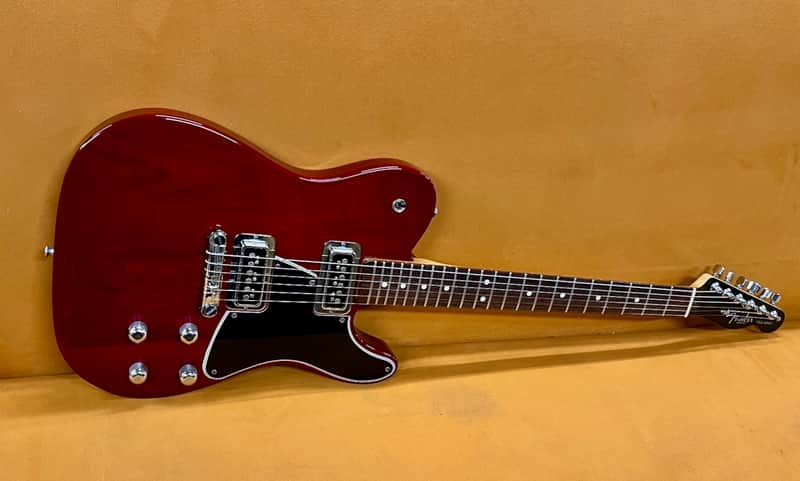 Fender Tele-Sonic Crimson Red Transparent USA | Reverb