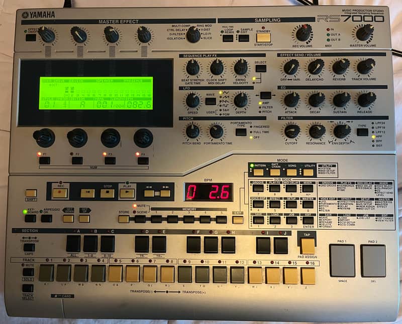 Yamaha RS7000 Sampler w/64MB RAM, SM Card + Reader | Reverb Australia