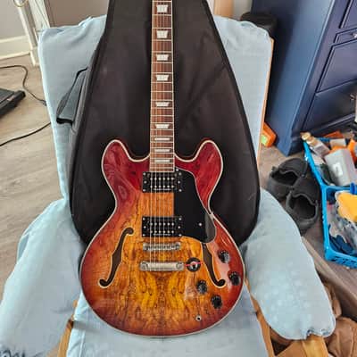 Firefly FF338 335 Style Semi-Hollow in Spalted Maple - | Reverb