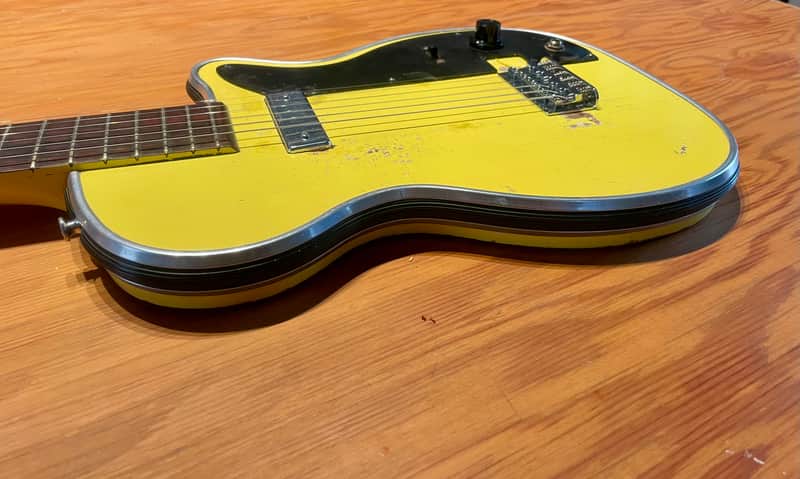 Harmony Silvertone H-42 H42 Stratotone 1956 Sunshine Yellow | Reverb