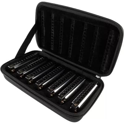 Hohner Blues Band 7-Piece Harmonica Set 1501 – 7 Popular Keys | Reverb