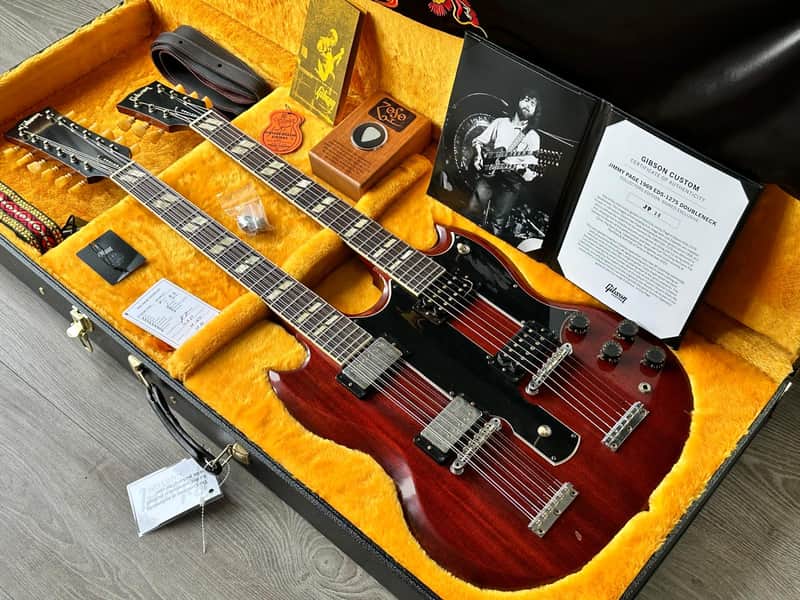 Gibson EDS-1275 Jimmy Page Played & Signed Doubleneck Custom | Reverb