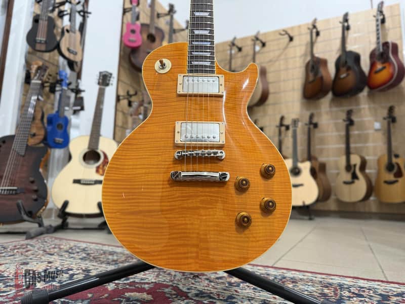 Tokai Love Rock Made in Japan LP Style Flame Lemon Drop | Reverb