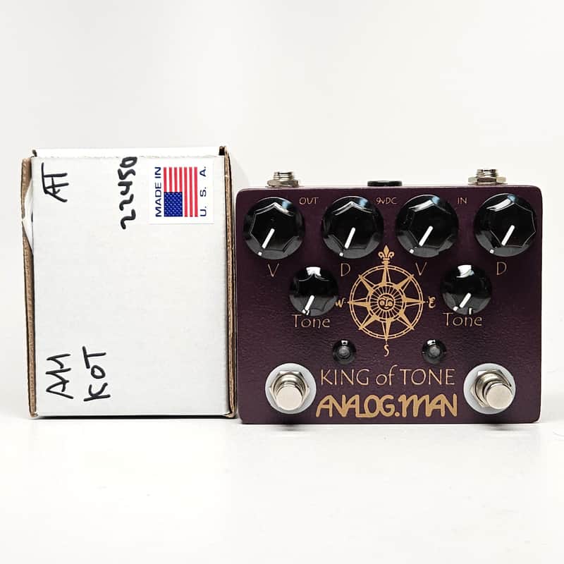 used 2024 Analogman King of Tone V4, Mint Condition with Box | Reverb