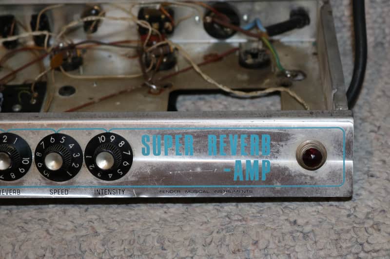 Vintage 1960s Fender Super Reverb Amp Chassis Project - No | Reverb