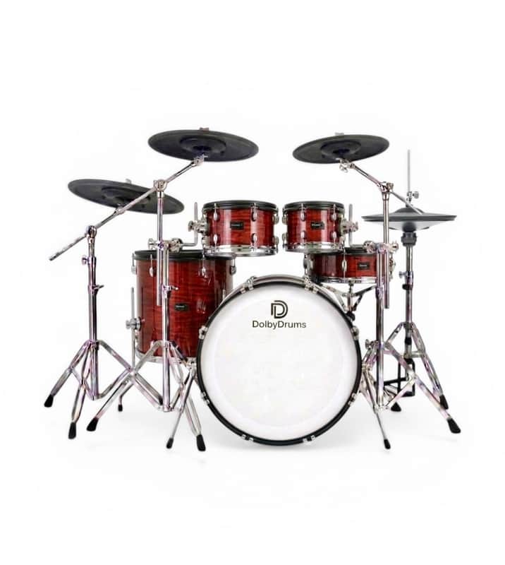 Dolby REV-9 Red Wood E Drum Kit for Roland Alesis Lemon | Reverb