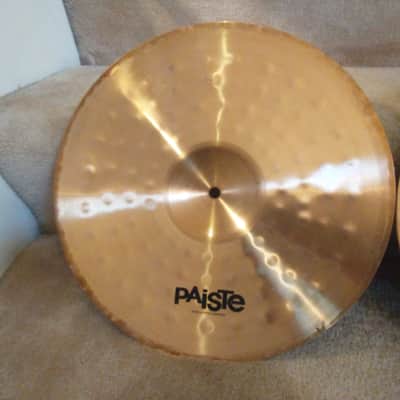 Paiste Alpha series 14 in hi hat cymbals nicely matched mint | Reverb