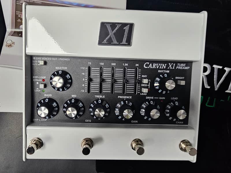 Carvin X1 Tube Preamp Pedal - 2025 - White | Reverb