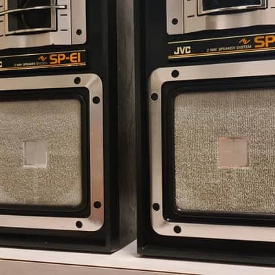 VINTAGE JVC RETRO SPEAKERS/MADE IN JAPAN/8 OHM/1980,s | Reverb