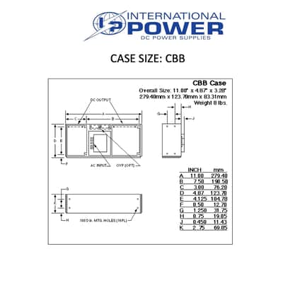 International Power IHCBB-75W Triple Output Linear Power | Reverb