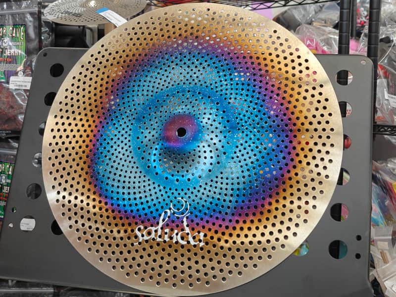 Saluda 16" Crash low volume cymbal 2025 - Mixed colors | Reverb