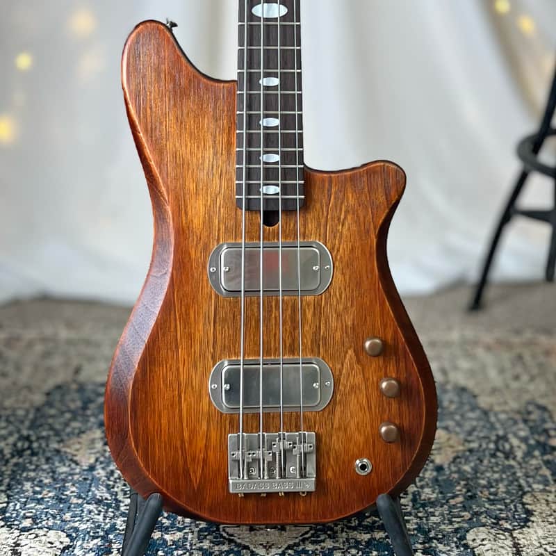 Offbeat Guitars "Hope" 30" Short Scale Bass in Teddy Bear | Reverb