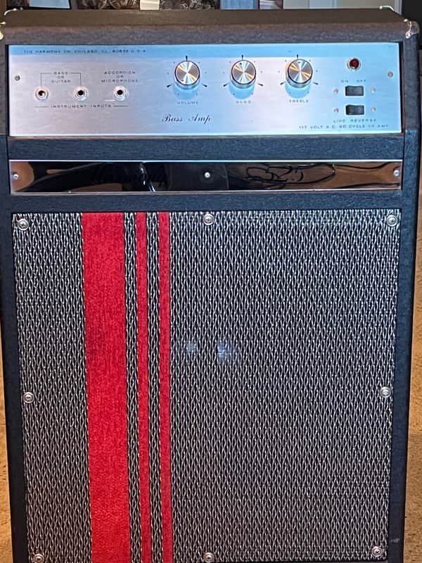 Harmony 525 Vintage Tube Guitar Amp. Original Jensen 15” | Reverb